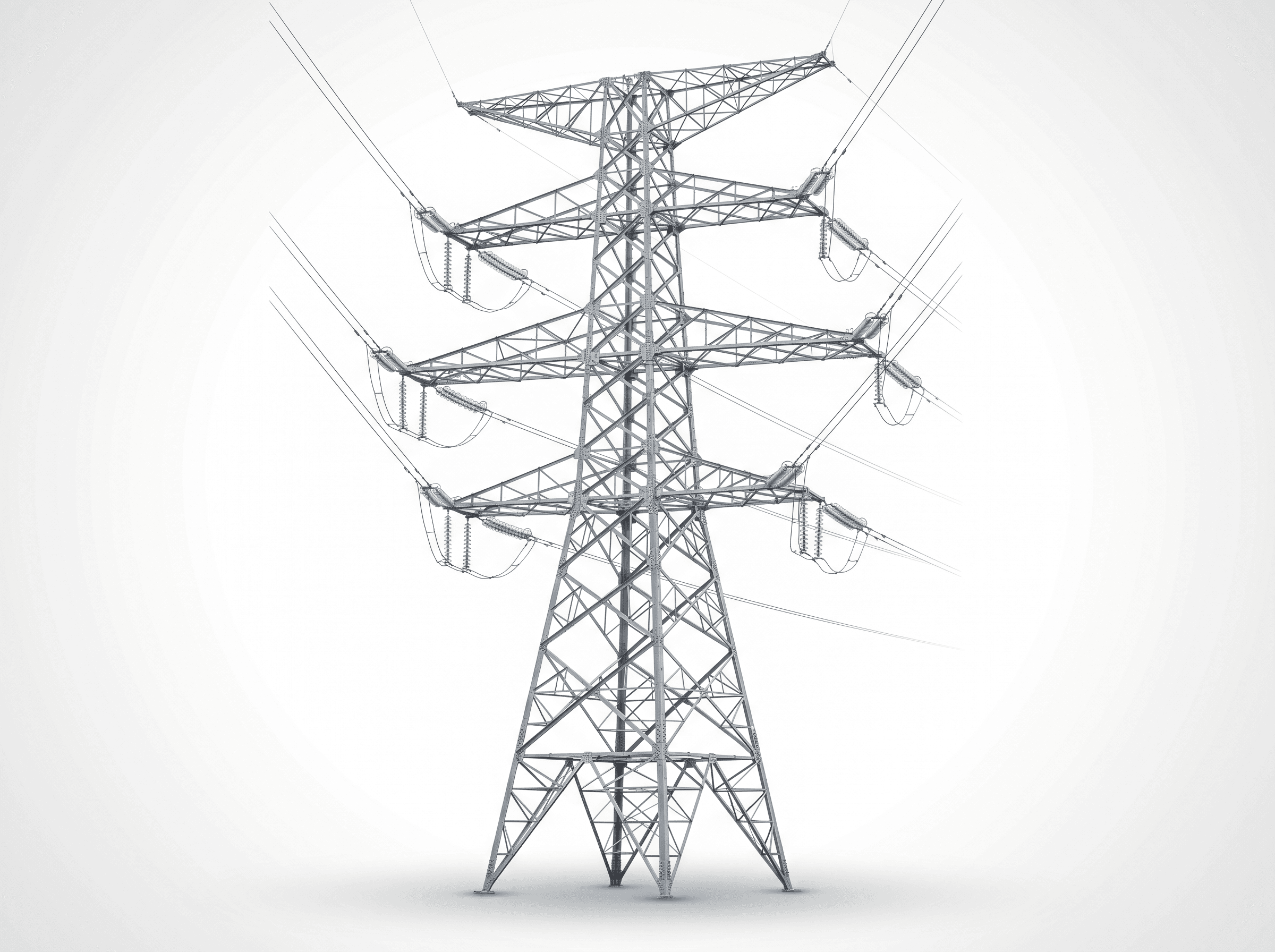 120m 1000kV UHVDC Transmission Lattice Tower - Tangent Type | SOLAR ...